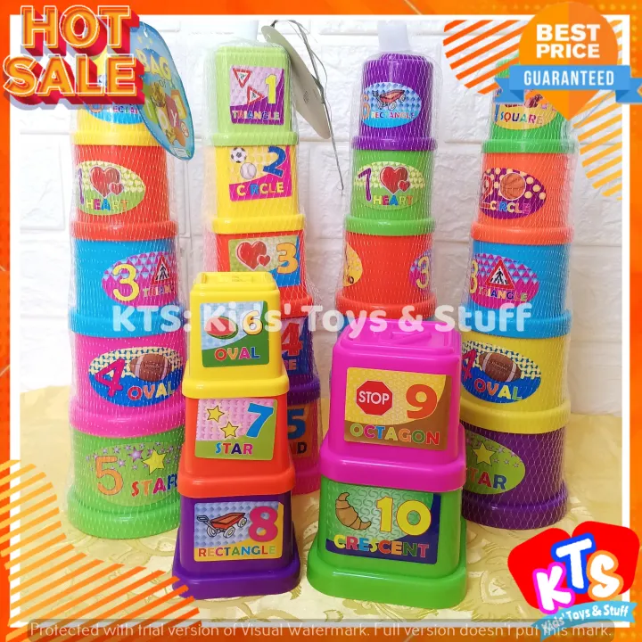 Stacking Numbers Tower Kids Toys Toys For Boys Toys For Baby Toys For ...