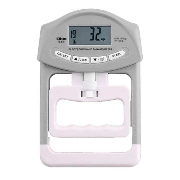 Digital Hand Dynamometer Strength Electronic Counting Grip Portable ...
