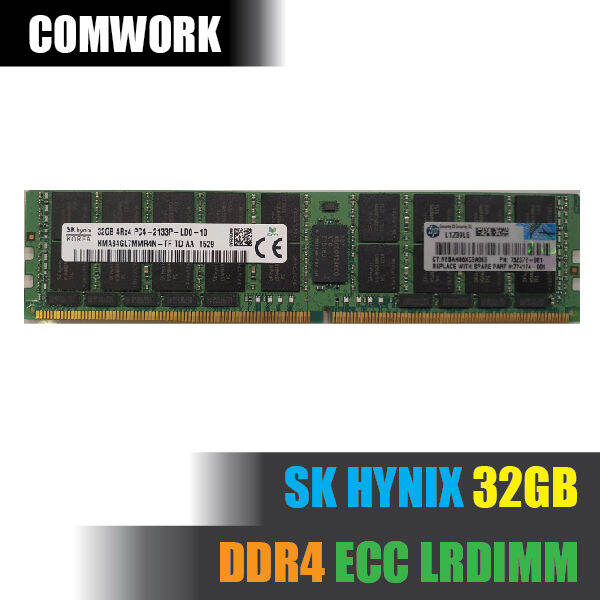 แรม SK HYNIX 32GB DDR4 ECC LRDIMM LOAD REDUCED SERVER RAM MEMORY PC4 ...