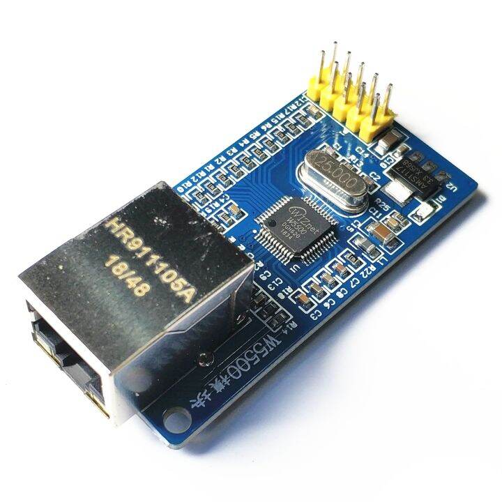 1pcs For W5500 Ethernet Network Modules For TCP/IP 51/STM32 SPI Interface 3.3V 5V I/O MCU ...
