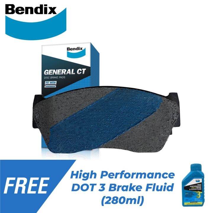 Bendix Brake Pads GCT DB1210 Front Set for Nissan Sentra 1.6 (W/ABS) 1993-1995 | Lazada PH