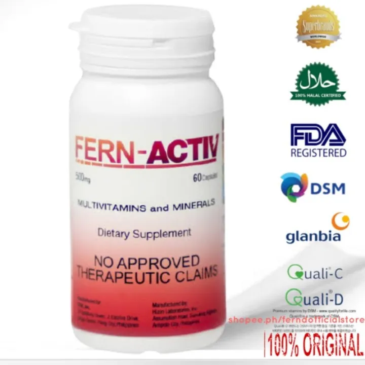FERN Activ (Vitamin B Complex) 60 caps per bottle | Lazada PH