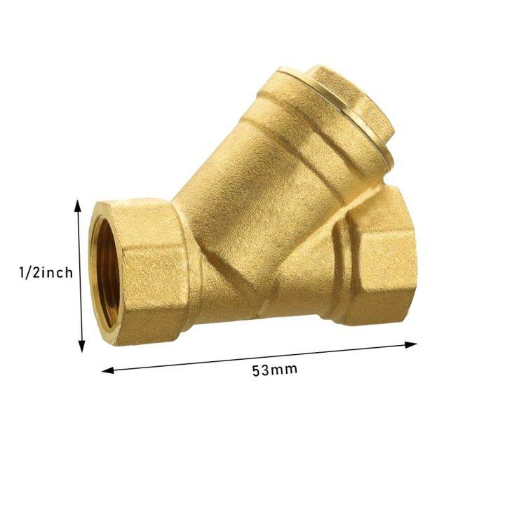 High Quality Brass Valve with Angled Check Valve 1/2 1 Inch Y Type ...