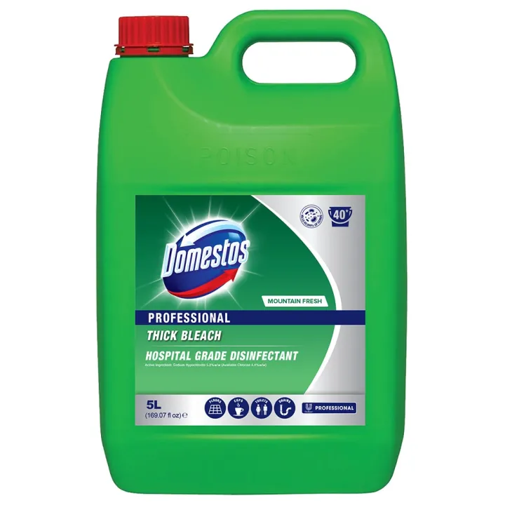 Domestos Pro Hospital Grade Bleach Mountain Fresh 5L durable | Lazada PH