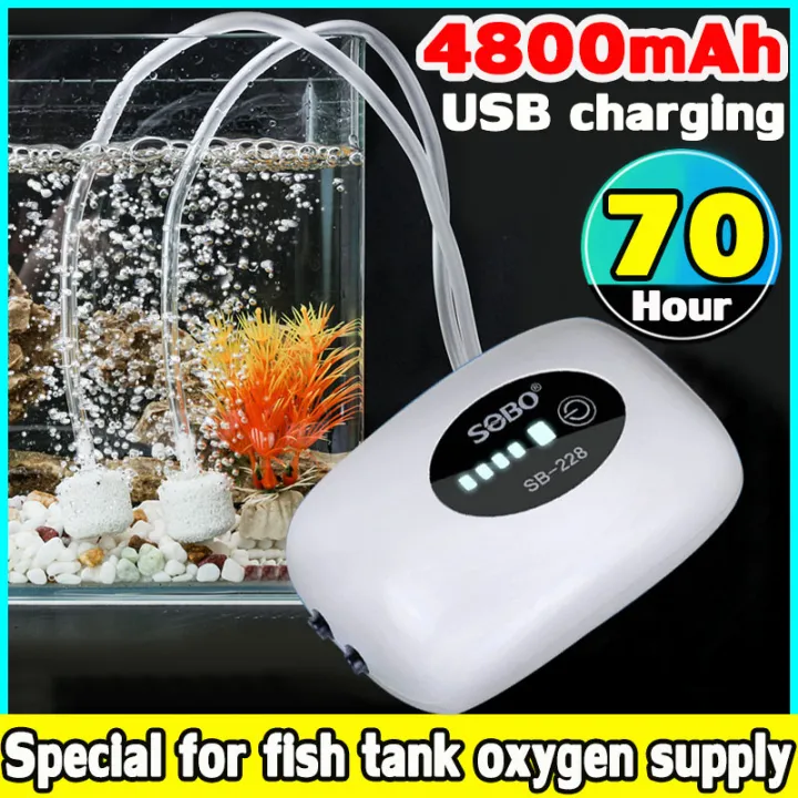🔥Fast delivery🔥SEBO fish tank oxygen pump USB Charging，Suitable for ...