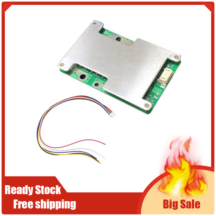 4S 12V 100A LiFePO4 Lithium Battery Protection Board with Power Battery Balance/Enhance BMS PCB ...