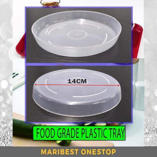 Round Shaped Food Grade Plastic Food Tray Clear White Kitchen Scale ...