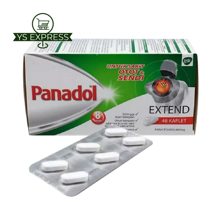 PANADOL Extend 6's - Paracetamol 665mg | Lazada