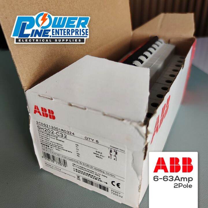 ABB Compact Home SH201-C 1pole MCB Curved C ( 6A-63A ) | Lazada PH
