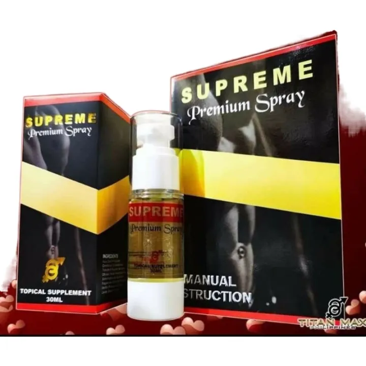 supreme premium spray by titan gel.ph with manual instruction | Lazada PH