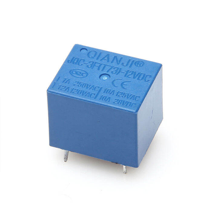 JQC-3F(T73) Electromagnetic Mini Power Relay 5 Pin Mini SPDT Relay 12V ...