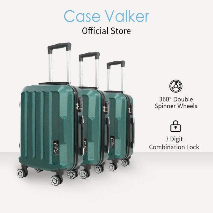 Case Valker Fashion Gorgeous 3 in 1 ABS Hard Case Luggage Bag (28 + 24 ...