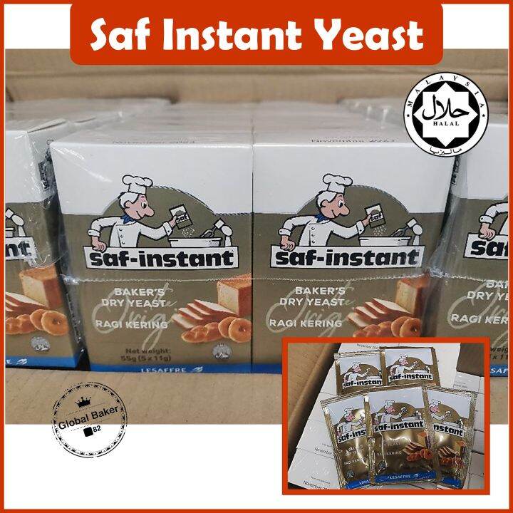 SAF INSTANT YEAST YIS SEGERA RAGI IBU ROTI 11GM (HALAL) | Lazada