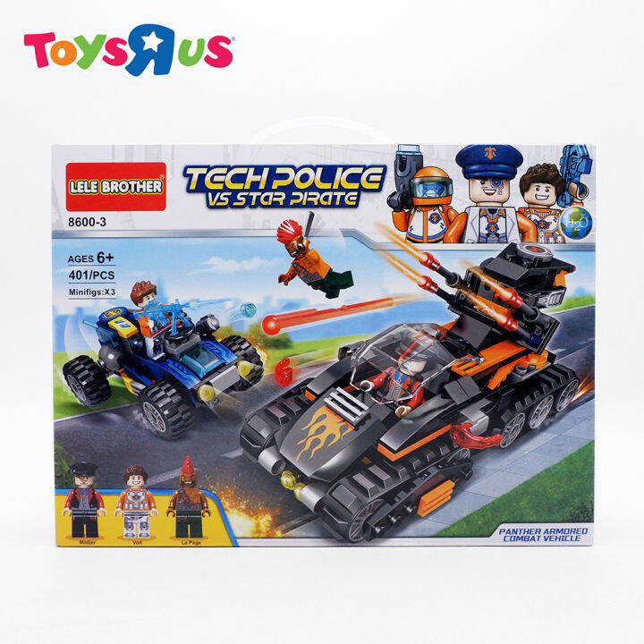 Lele Brother Building Blocks 8600-3 Tech Police VS Star Pirate (401pcs ...