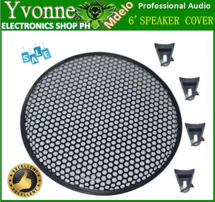 % Speaker cover 6'' mesh round/subwoofer/speaker grille cover speaker ...