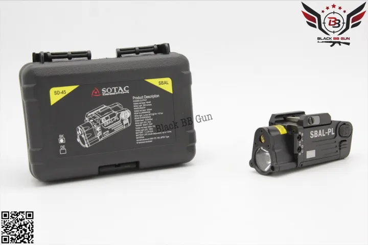 ไฟฉายและเลเซอร์สีแดง ติดปืนสั้น ยี่ห้อ Steiner รุ่น SBAL-PL คุณสมบัติ ...