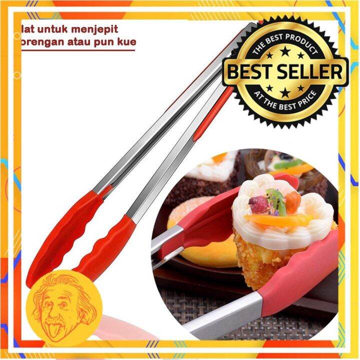 (FREE BUBBLEWRAP) Alat Penjepit Gorengan Alat Capit Makanan Food Safe ...