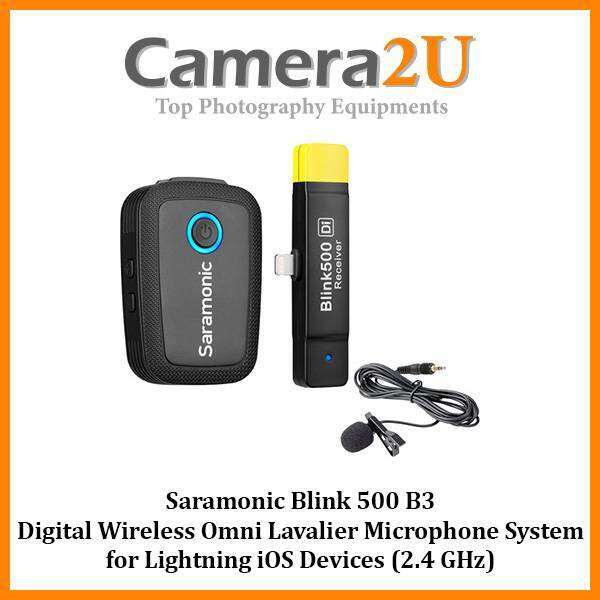Saramonic Blink 500 B3 Digital Wireless Omni Lavalier Microphone System ...