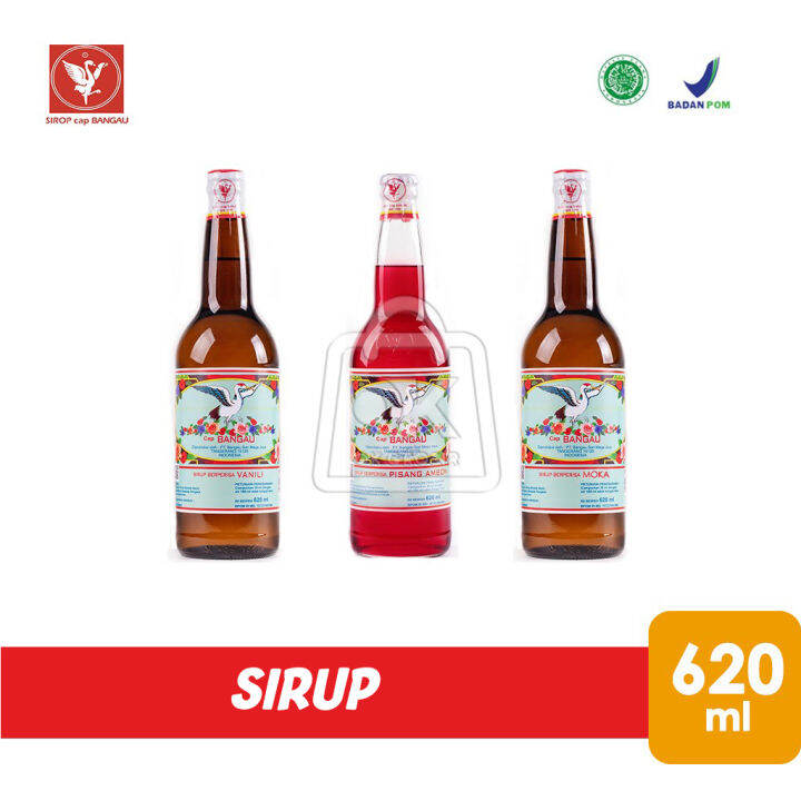 (Botol Kaca 620ml) Sirup Cap Bangau All Varian Rasa | Lazada Indonesia