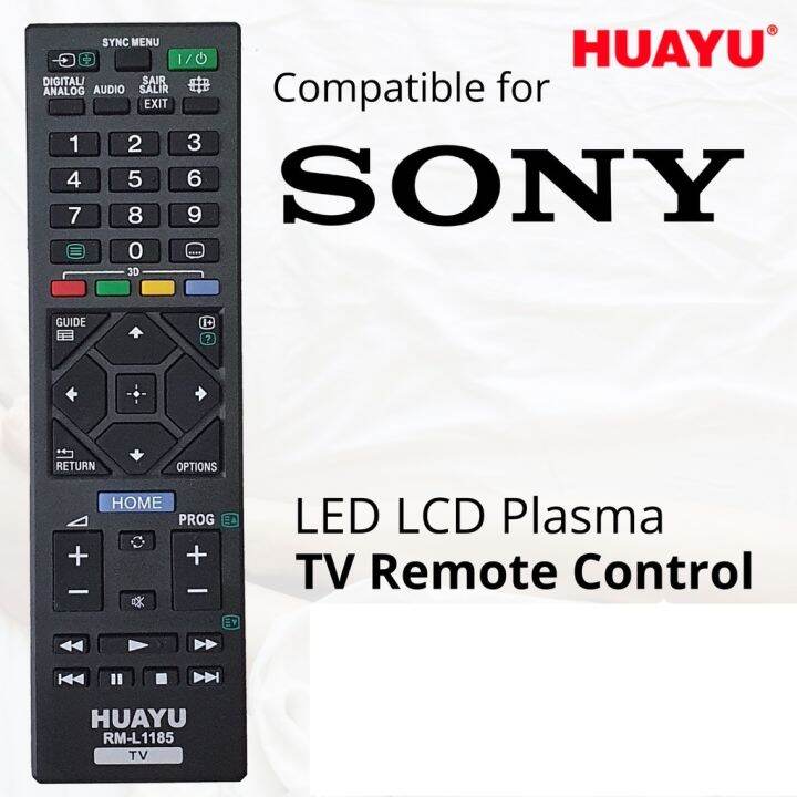 Huayu Sony RM-L1185 L1185V SONY SMART TV LCD LED PLASMA REMOTE CONTROL ALAT KAWALAN JAUH 遥控 | Lazada