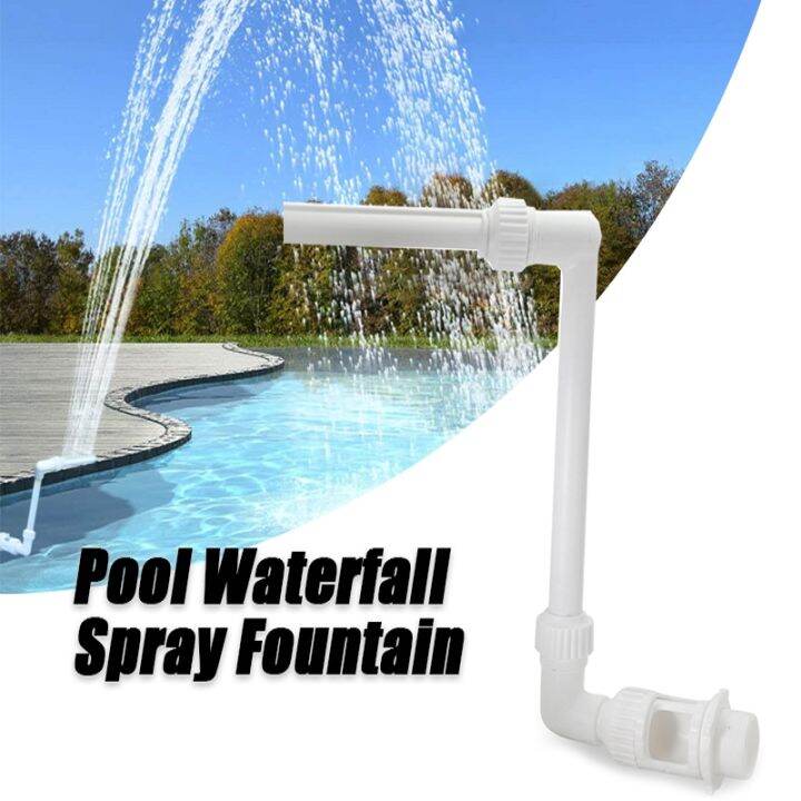 【A HOT】 Garden Swimming Pool Waterfall Fountain Spray Water with ...