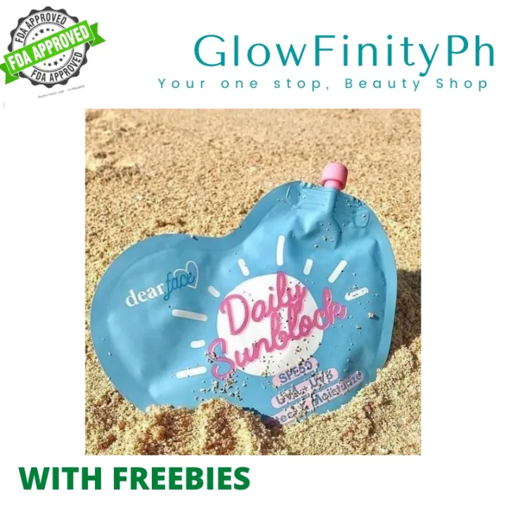 Dear Face Daily Sunblock SPF50 50g Pouch | Lazada PH