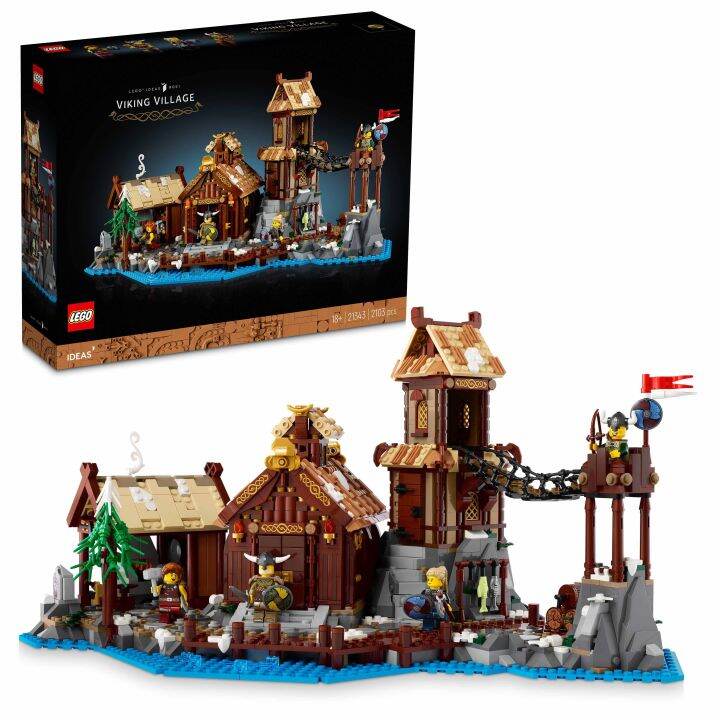 [BrickStory] LEGO Ideas Viking Village (21343)(2,103 Pieces) | Lazada