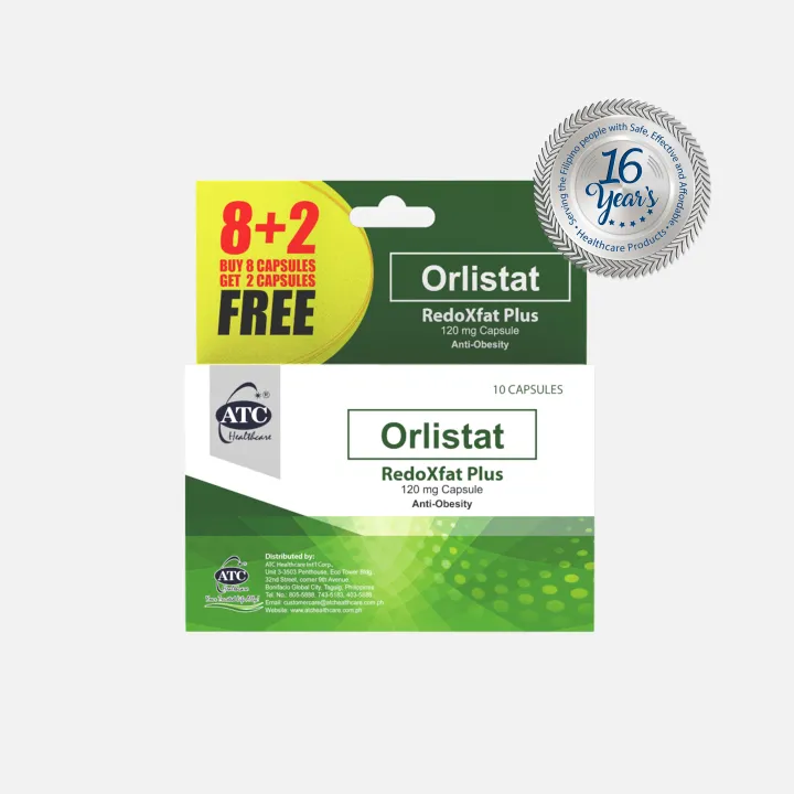 RedoXfat Plus 120mG 8+2 (Buy 8 Capsules, Free 2 Capsules) | Lazada PH