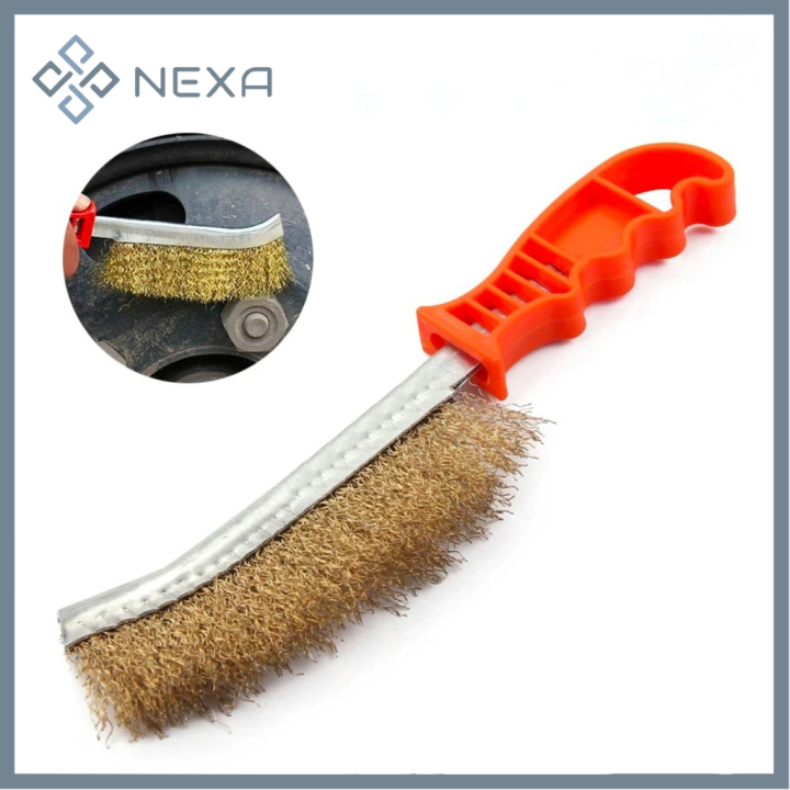 NEXA Universal stainless Steel Wire Brush Metal Derusting Polishing ...