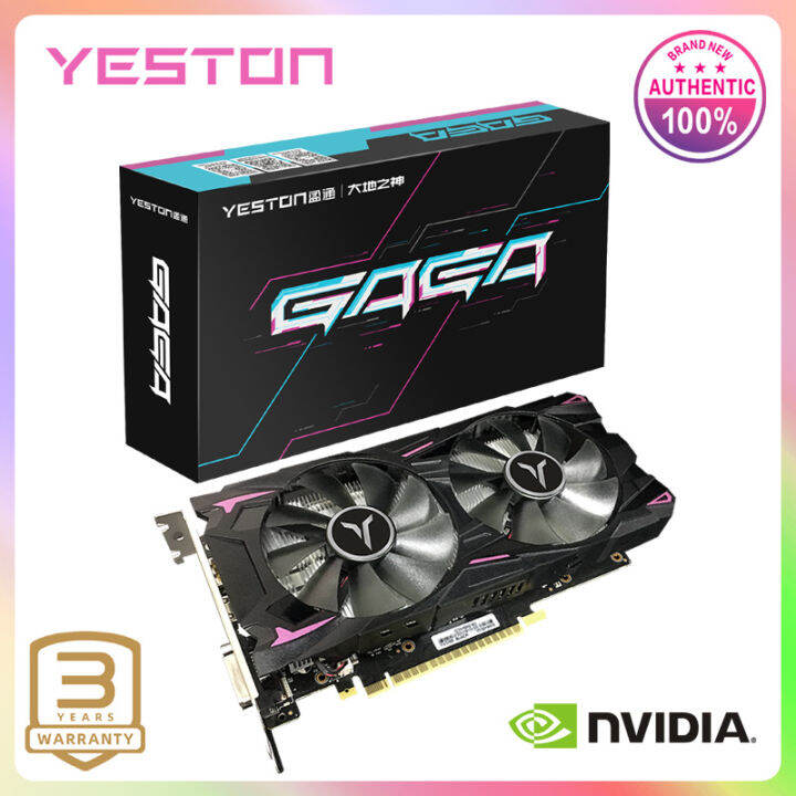 Yeston GTX 1650 4GD6 GB 128bit Graphics Card PCIE 3.0 GDDR6 GPU 1650 ...