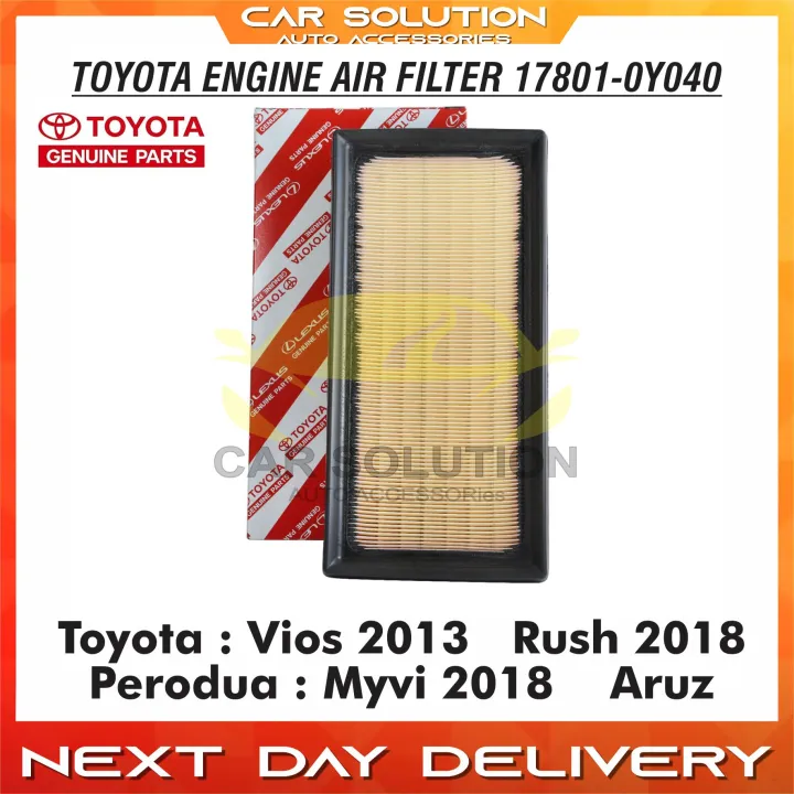 Original Toyota Engine Air Filter 17801-0Y040 For Toyota Vios NPC150 ...