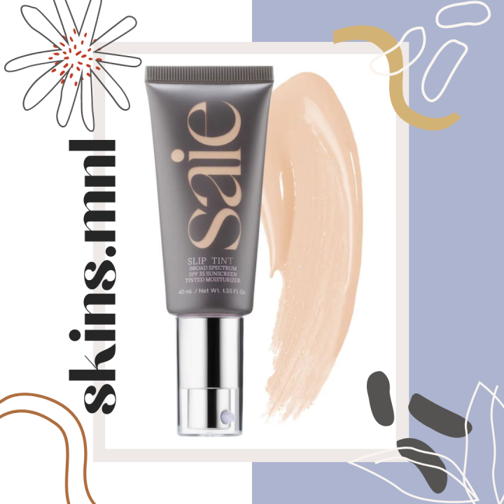 Saie Slip Tint Dewy Tinted Moisturizer SPF 35 Sunscreen | Lazada PH