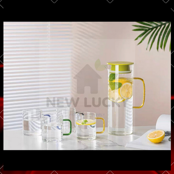 NEW LUCKY [1SET] High Quality (950ML) Boron Silicate Transparent ...