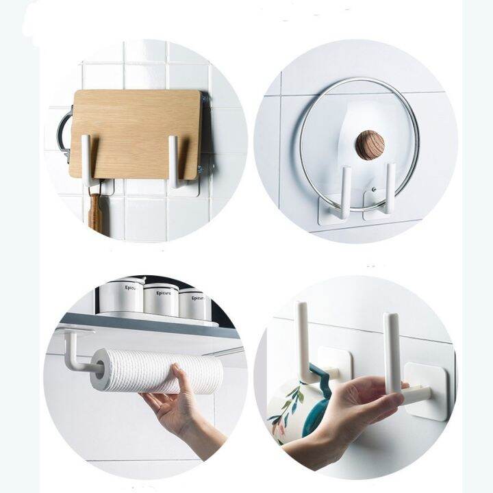 Gantungan Tisu Roll Kamar Mandi WC Dapur Tempelan Tempat Tissue Gulung ...