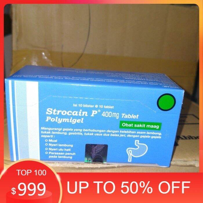 strocain p 400 mg | Lazada Indonesia