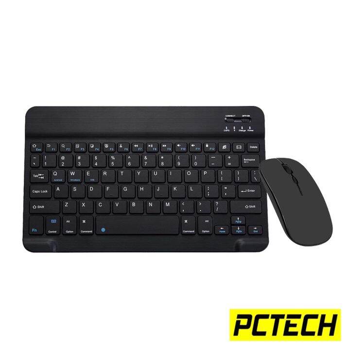 Universal 10 Inches Keyboard And Mouse Set Wireless Slim Portable ...