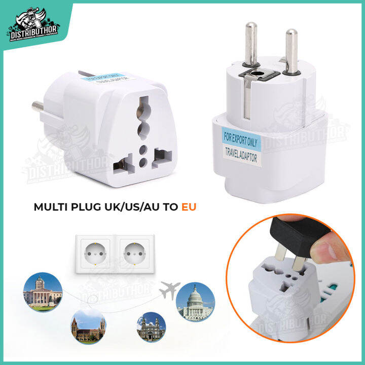 Over Steker Sambungan Colokan Listrik Gepeng Dan Kaki 3 ke 2 Converter ...