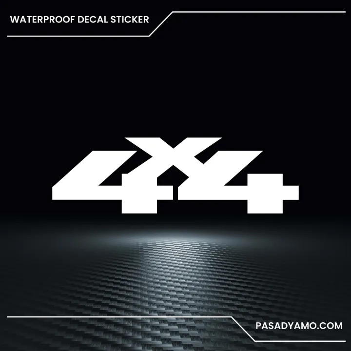 4x4 Decal Sticker for Cars 2 x 6 inches | Lazada PH