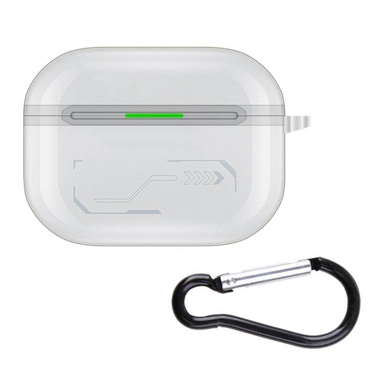 หูฟังไร้สายป้องกันกรณีสำหรับฉลามดำ JoyBuds Pro ปกฝุ่นกันกระแทกเชลล์ล้าง ...
