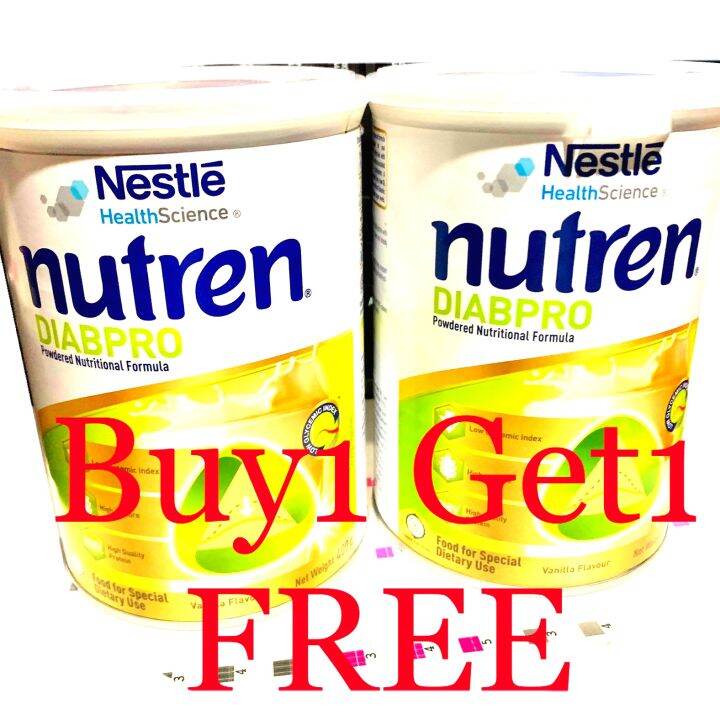 NUTREN DIABETES DIAPRO VANILLA 1pc 800G OR 2cans of 400G (2024 Jan exp ...