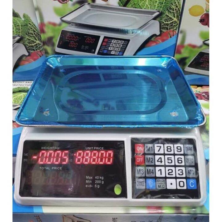 ۞ 40KGS NEW DESIGN! DIGITAL WEIGHING SCALE - TIMBANGAN KILOHAN ...