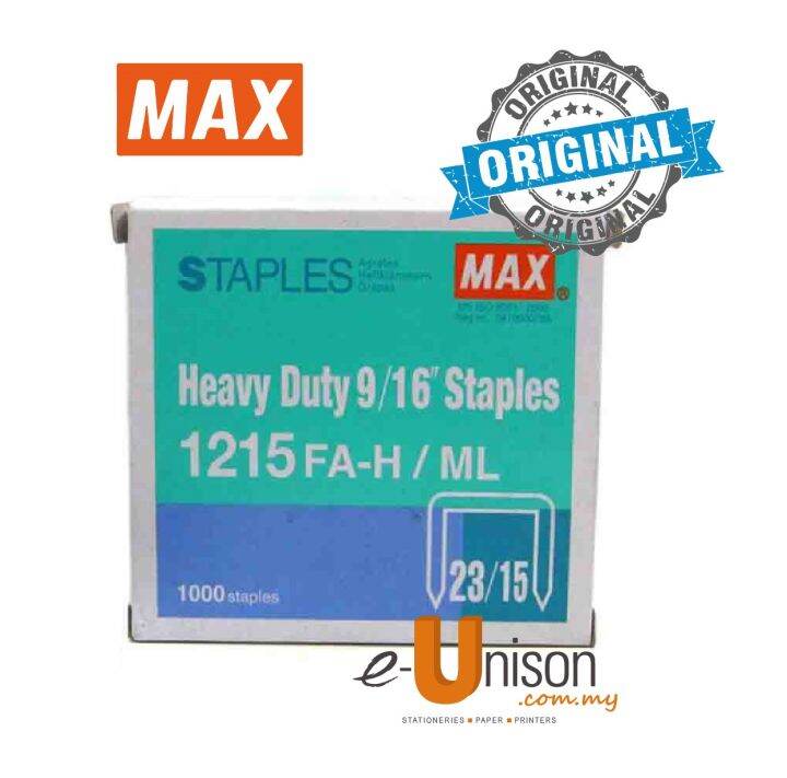 Max Heavy Duty Staples 1215 | Lazada