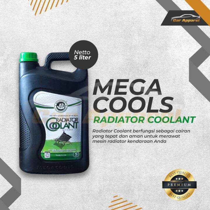 Megacools Air Radiator Cairan Coolant Hijau 5L | Lazada Indonesia