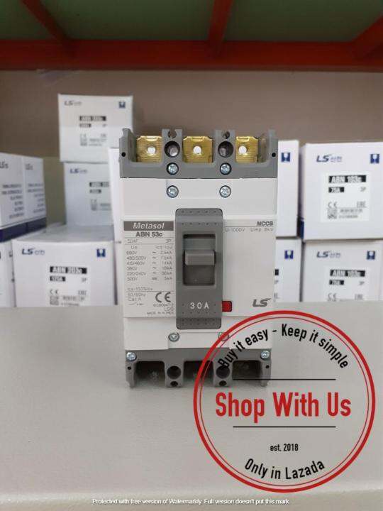 LS Automat MCCB ABN53c 15A - Át Khối MCCB LS ABN53c - Át 3 Pha 15A LS - Aptomat (MCCB) 3P LS ...