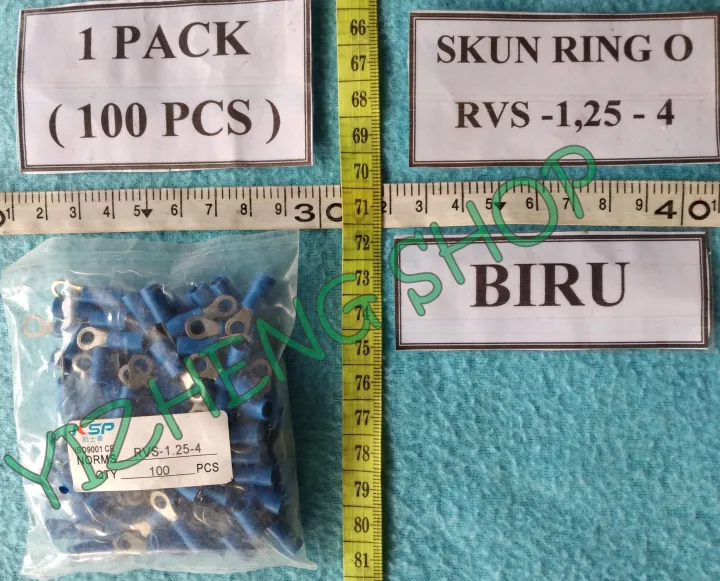SKUN KABEL RING O RVS 1,25 - 4 BIRU PER PACK ( 100 PCS ) | Lazada Indonesia
