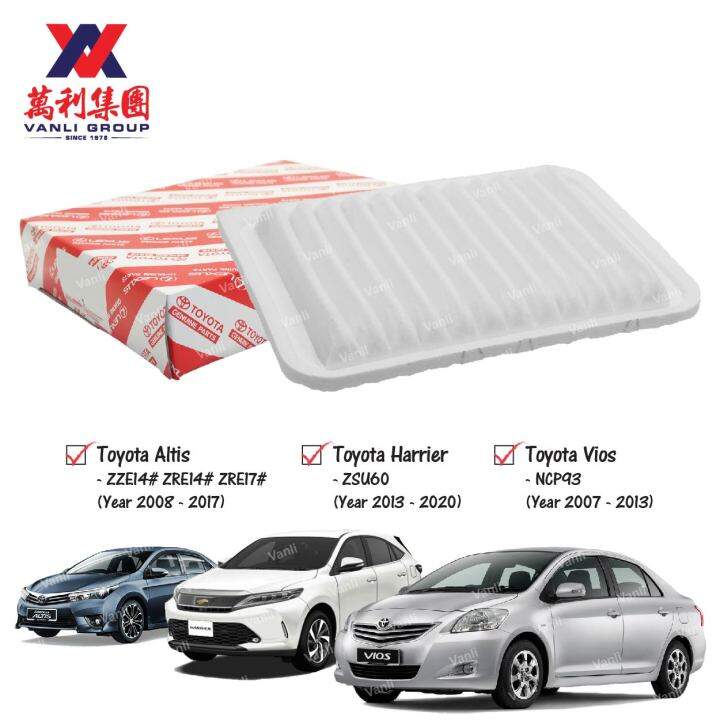 Toyota Air Filter for Vios / Altis / Yaris / Harrier / Estima / Caldina ...