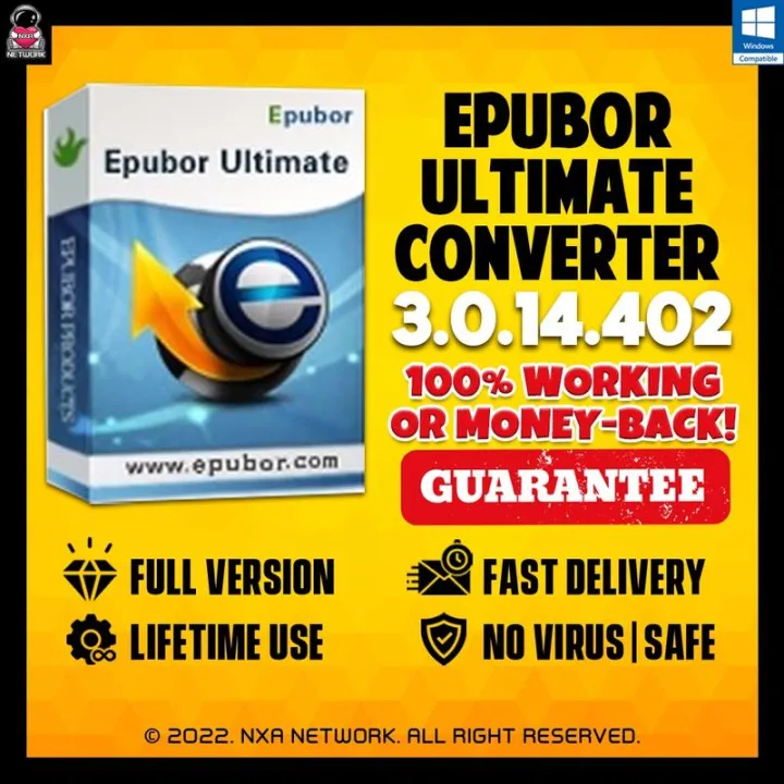 Epubor Ultimate Converter 3.0.14.402 + GUIDE AUG 2022 Full Version Lifetime Premium | Lazada PH