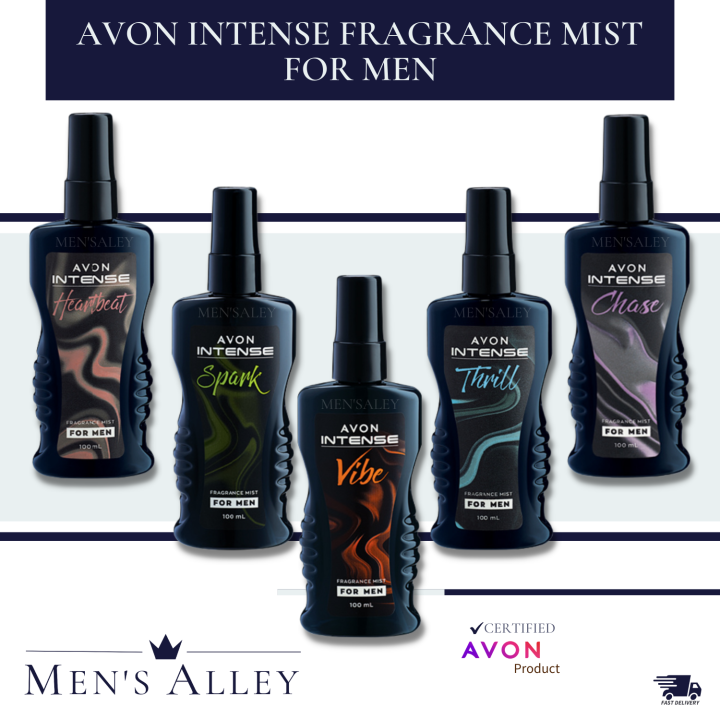 Avon Intense Fragrance Mist for Men Body Spray, Avon Intense Thrill ...