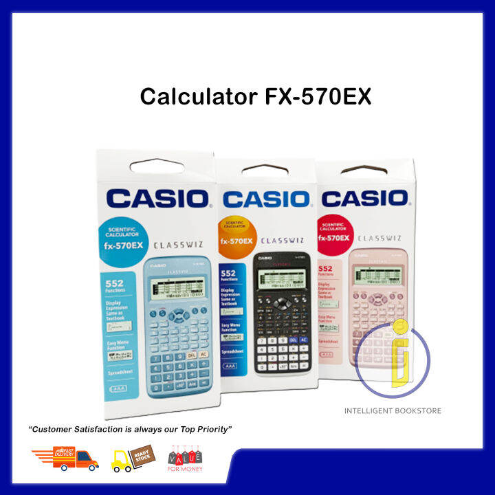 [Intelligent] Casio Scientific Calculator Classwiz fx-570EX | Lazada
