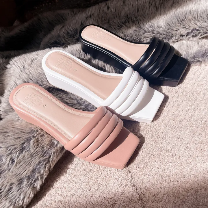 SALE 20% off Beatrice platform slides by Amber MNL | Lazada PH